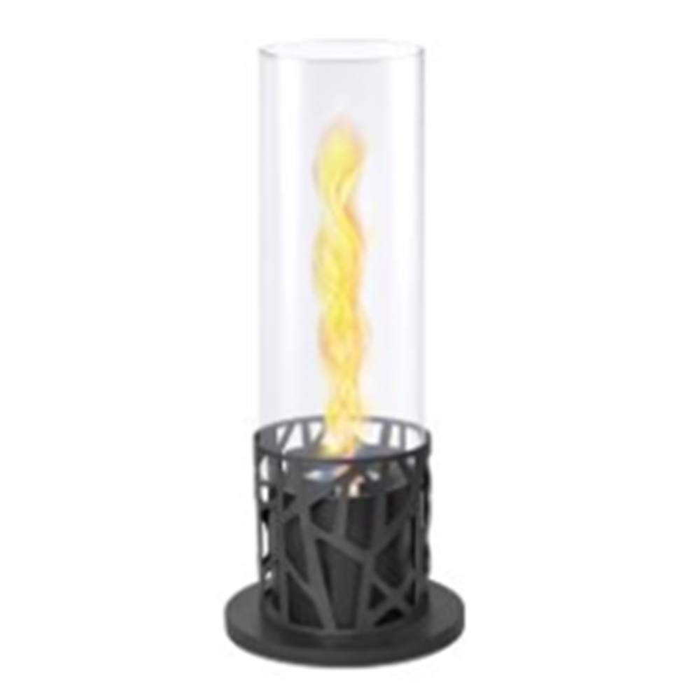 JP OUTDOOR Tornado Flame Tabletop Fire Pit, Matel Fireplace for Indoor ...